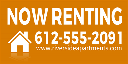 Apartment Banners, For Rent Banners – EasyBanners.com